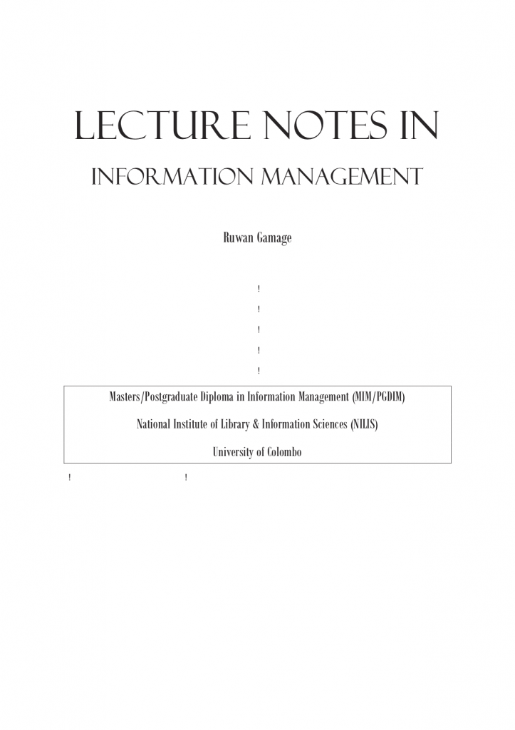 Publications – Dr. Ruwan Gamage