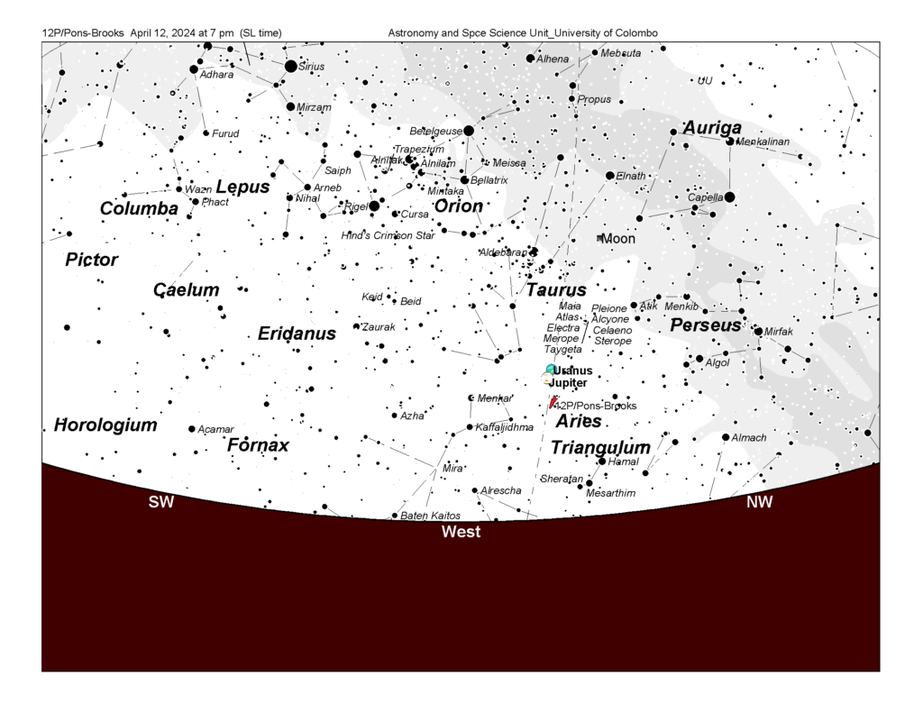 Comet 12P/Pons-Brooks – Astronomy and Space Science Unit (ASSU)
