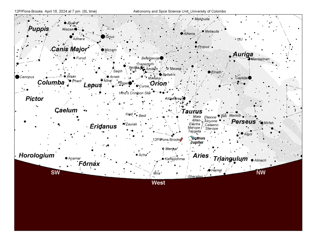 Comet 12P/Pons-Brooks – Astronomy and Space Science Unit (ASSU)