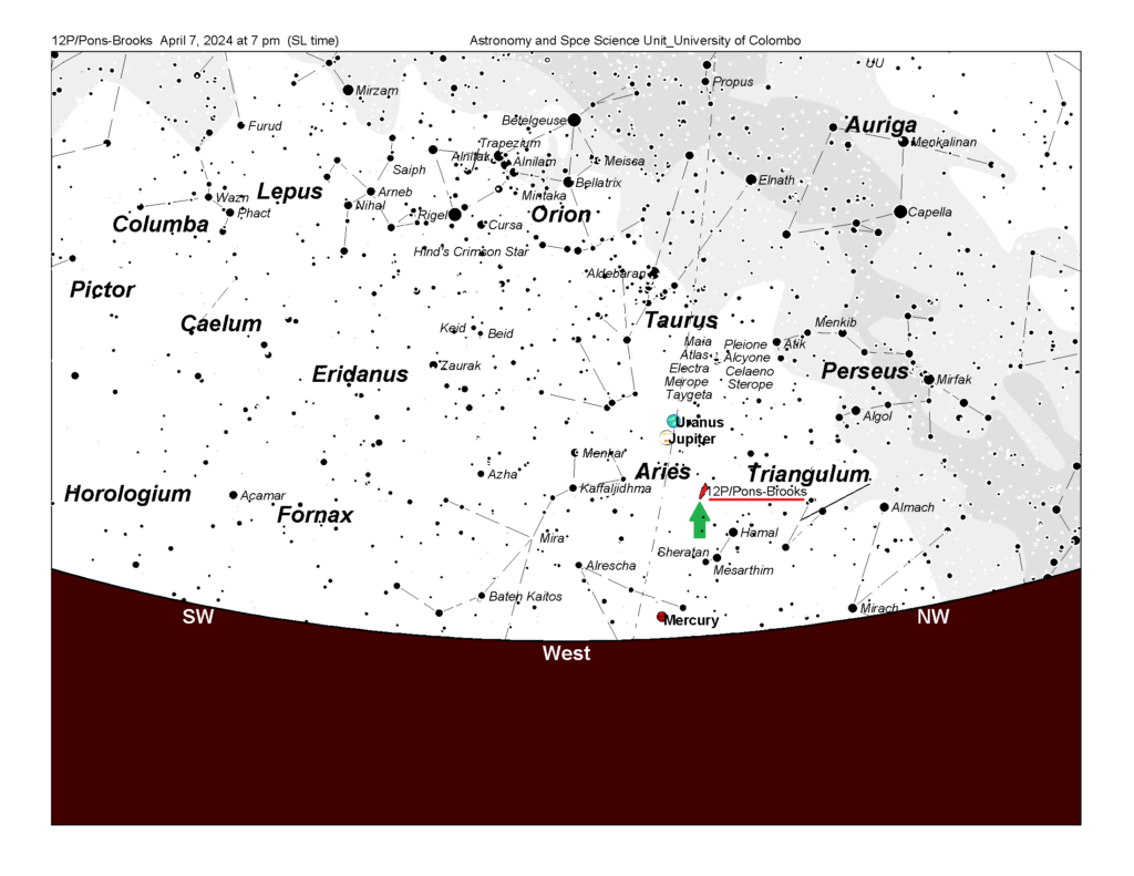 Comet 12P/Pons-Brooks – Astronomy and Space Science Unit (ASSU)